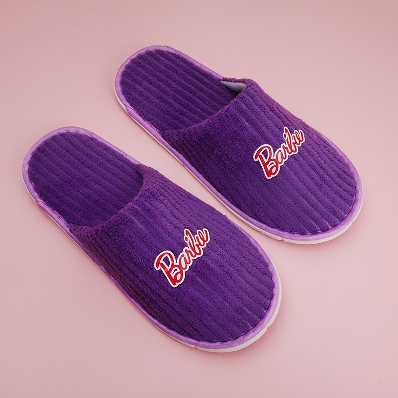 (ส่งจากไทย) SLIPP รองเท้าสลิปเปอร์ ใส่ในบ้าน ใส่ในโรงแรม ขนนุ่ม ลาย ...