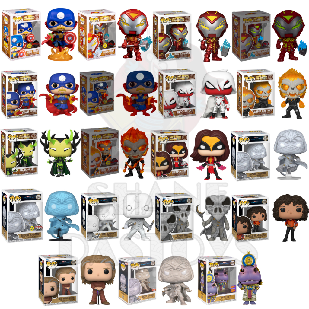 {PRE-ORDER} Funko Pop! MARVEL : Infinity Warps , Moon Knight | Shopee ...