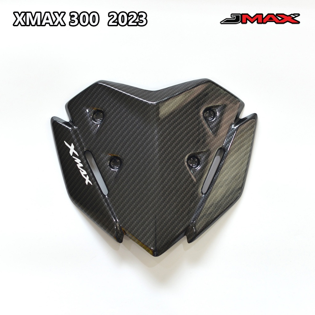 ชิวหน้าแต่ง V.1 XMAX 300 2023-24 JMAX ตรงรุ่น ลายฟิล์มคาร์บอน 6D/สีดำ ...