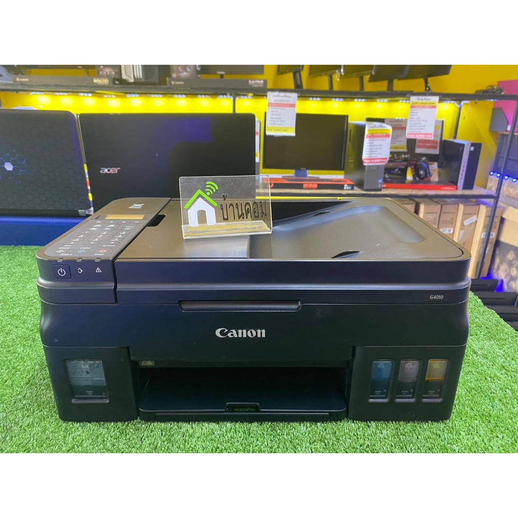 ปริ้นเตอร์ CANON PIXMA G4010 + INK TANK มือสองพร้อมใช้งาน | Shopee Thailand