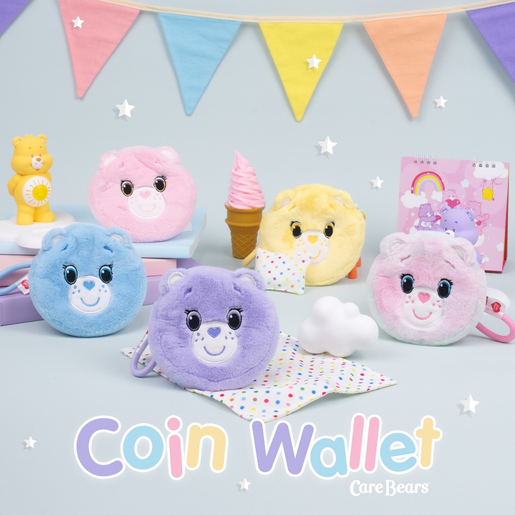CARE BEARS Coin Wallet กระเป๋าใส่เหรียญ กระเป๋าสตางค์ | Shopee Thailand