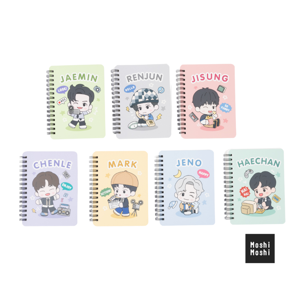 Moshi Moshi สมุดริมห่วง NCT DREAM สมุดจดบันทึก ลิขสิทธิ์แท้ รุ่น 6100004228-4234 | Shopee Thailand