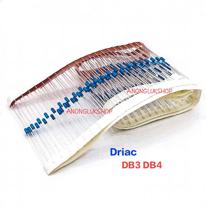 DB3 DB4 (ไดแอค) Driac ขนาด 2A DB3 32V (28-36V) DB4 40V (35-45V) 10/20 ...