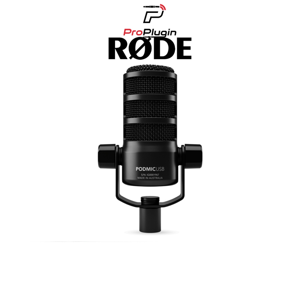 RODE PodMic USB and XLR Dynamic Broadcast Mic ไมคโครโฟนไดนามิค Broadcast ใช้งาน 2 ระบบ ...