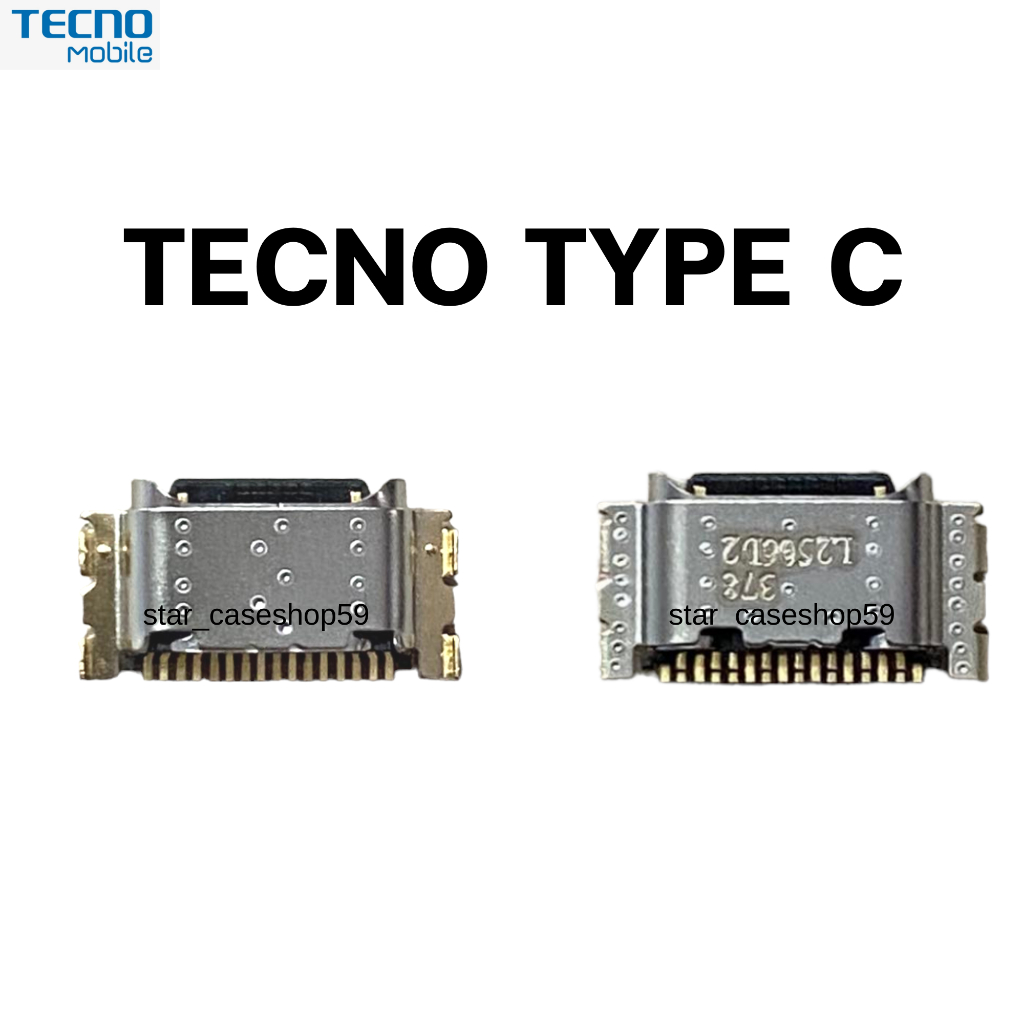 ก้นชาร์จ Type c ตูดชาร์จ สำหรับมือถือ ยี่ห้อ tecno รองรับมือถือหลายรุ่น ...
