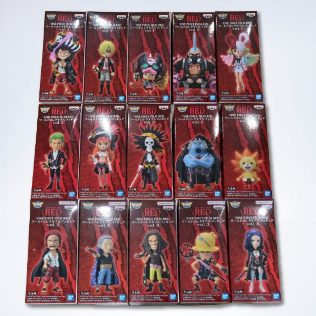 WCF One Piece Film Red ชุดที่ 1-3 .มือ 1 Lot Hk และ Dt ราคาพิเศษ ...
