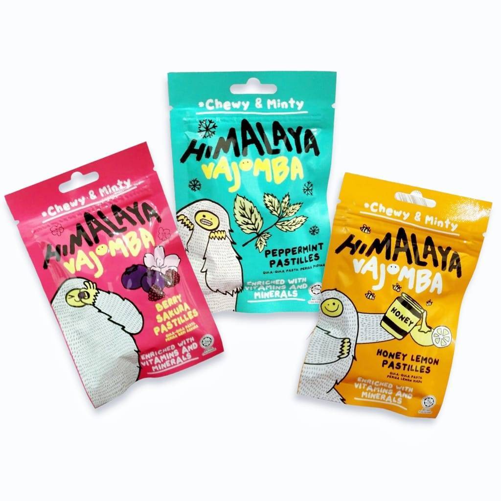 Himalaya Vajomba Chewy & Minty Pastilles มี 3 รส น้ำหนัก 25 กรัม สินค้า ...