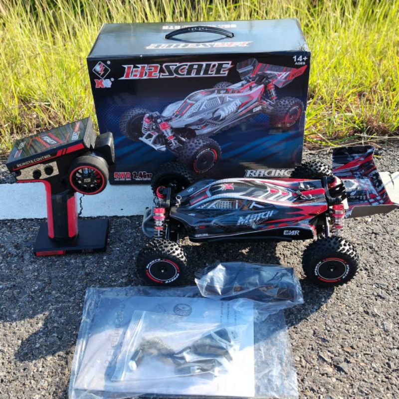 รถบังคับวิทยุ WLtoys 124010 RC Racing Car 55KM/H 2.4G Drift 1/12 4WD ...