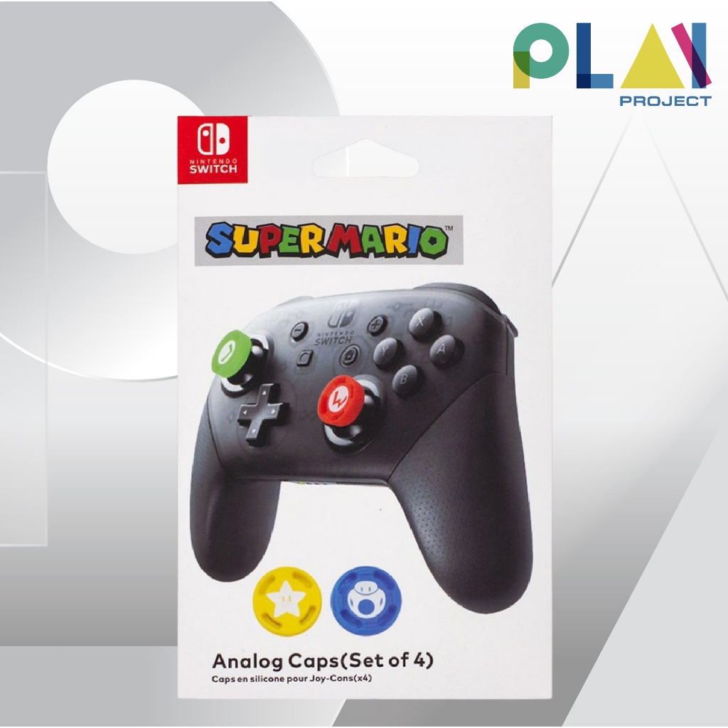 HORI ซิลิโคน หุ้มปุ่ม อนาลอคจอย Silicone Super Mario Analog Caps for ...