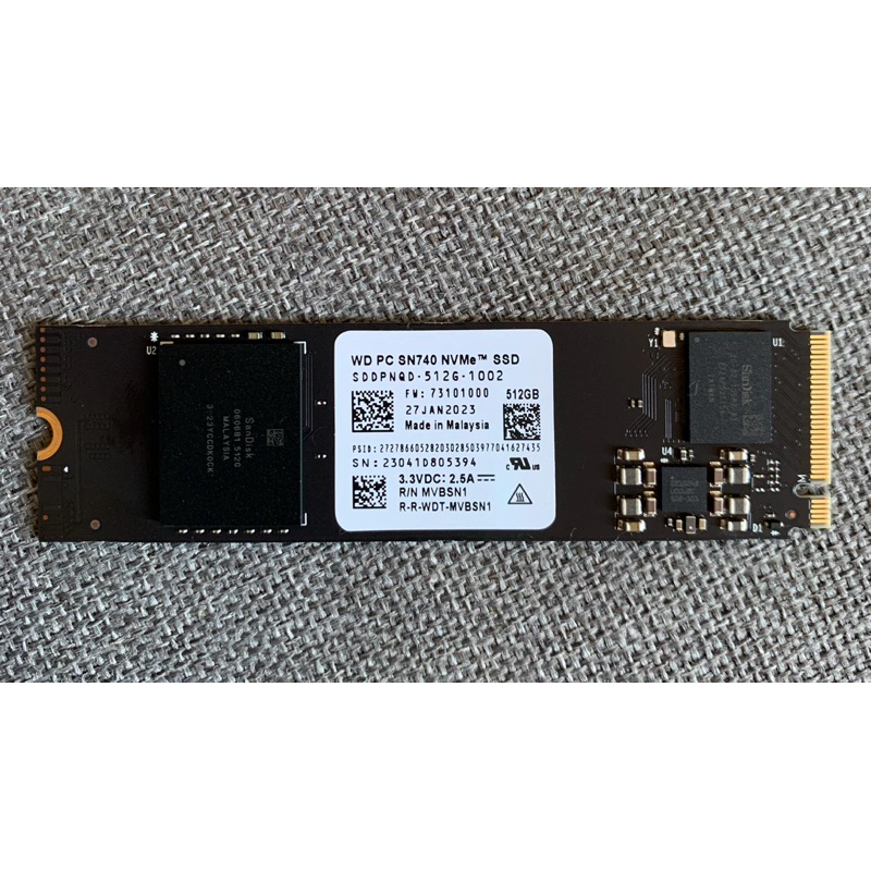 USED SSD M.2 WD SN740 512GB Gen4 | Shopee Thailand