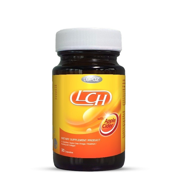 LCH with Apple Cider แอลซีเอช วิธ แอปเปิ้ล ไซเดอร์ 30 แคปซูล | Shopee ...