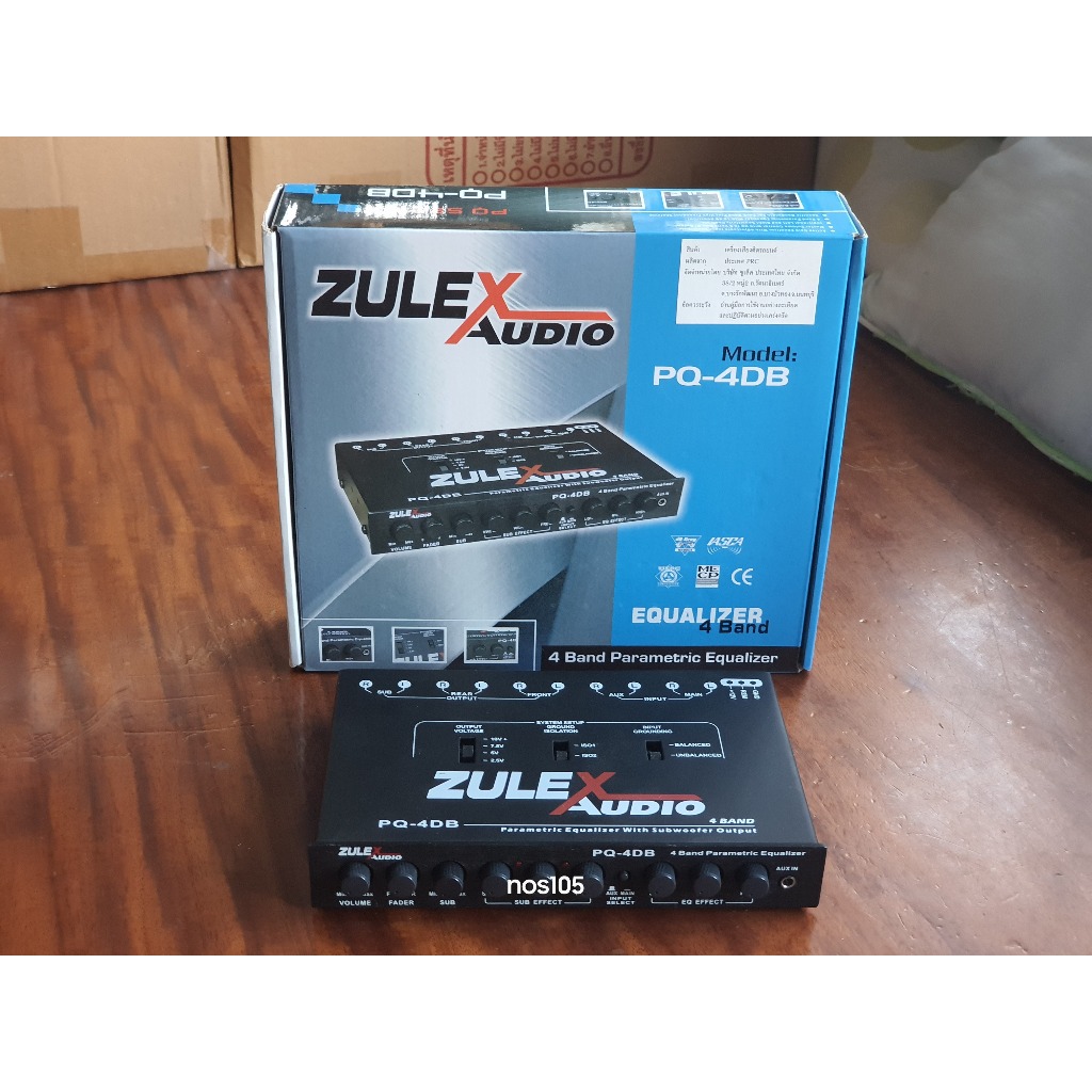 ปรีแอมป์รถยนต์ ZULEX AUDIO รุ่น PQ-4DB 4 Band : SPR | Shopee Thailand