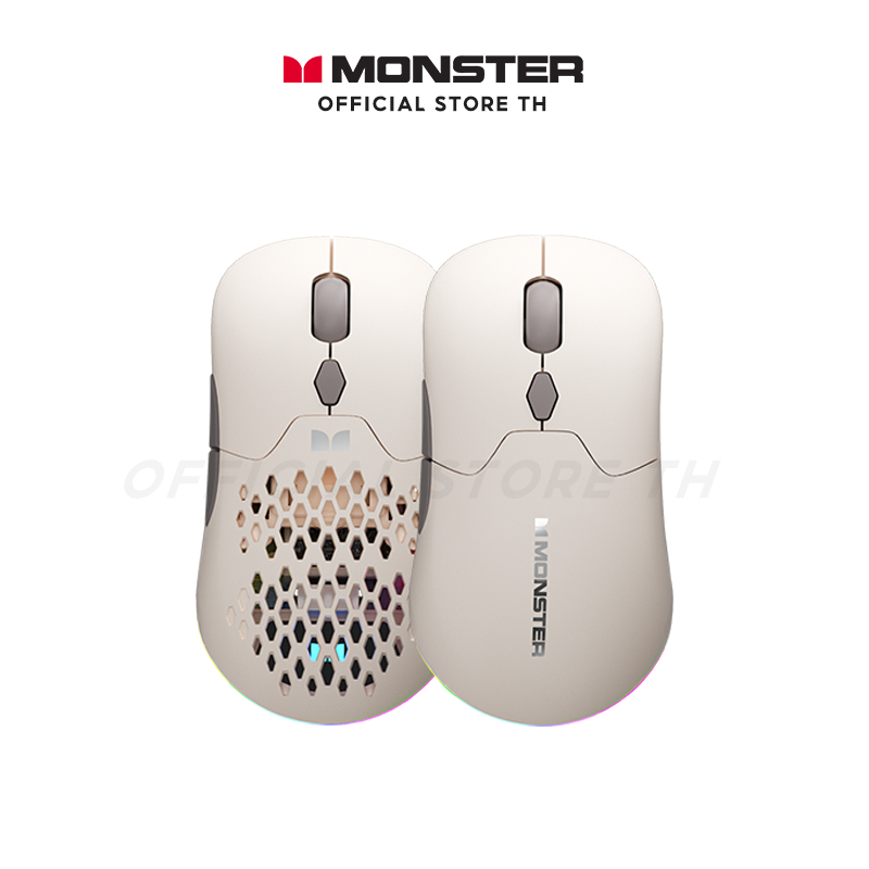 Monster KM4 three-mode mouse wireless 2.4 Bluetooth wired lightweight ...