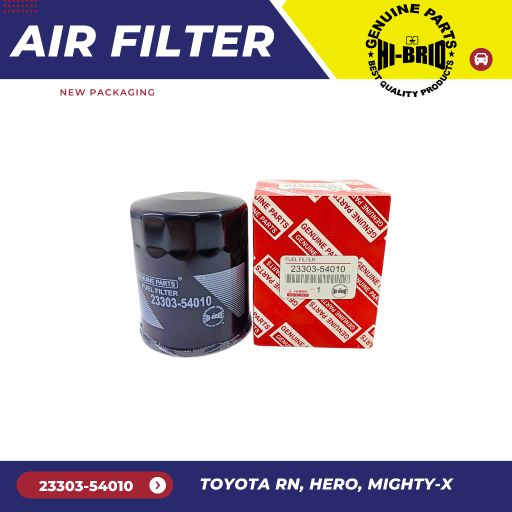 กรองโซล่า 23303-54010 ยี่ห้อHI-BRID สำหรับรถรุ่น TOYOTA RN HERO MIGHTY ...