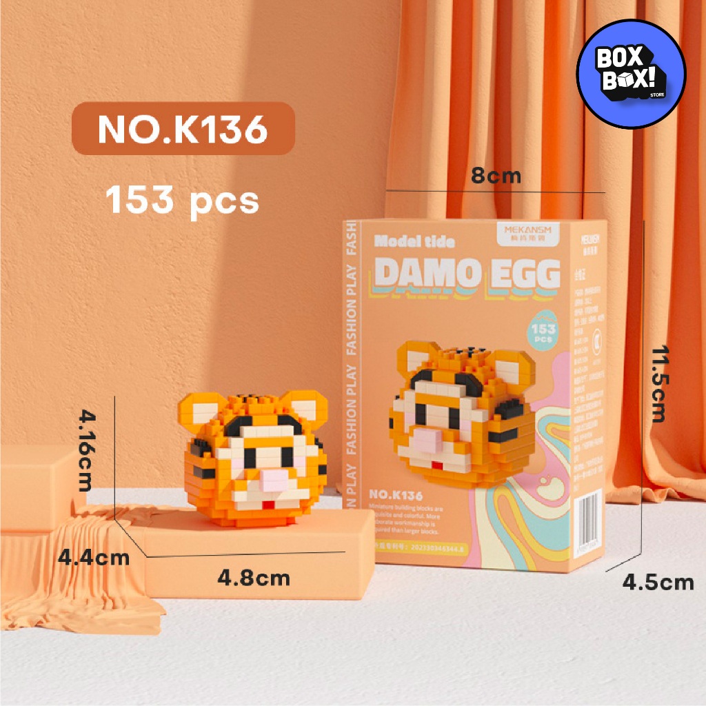 พร้อมส่ง!! DAMO_EGG บล็อคตัวต่อตัวต่อของเล่น บล็อกตัวต่อนาโน การ์ตูนน่ารัก ของเล่นสําหรับเด็ก ...