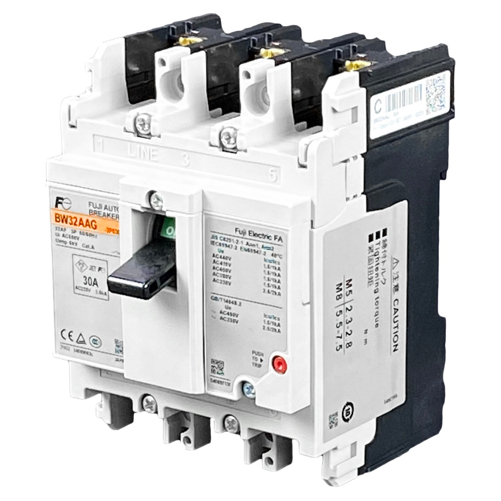 FUJI ELECTRIC เบรกเกอร์ 3P 10A 15A 20A 32A BW32AAG | Shopee Thailand