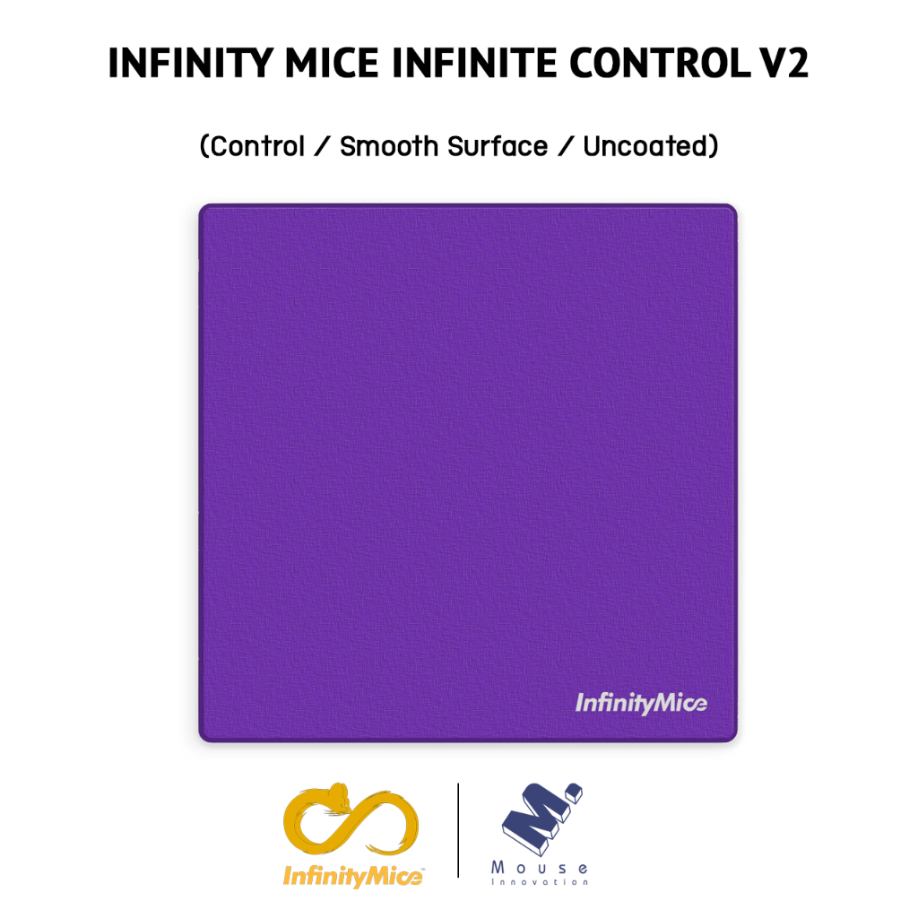 แผ่นรองเมาส์ Infinity Mice รุ่น Infinite Control V2 (Uncoated) | Shopee ...