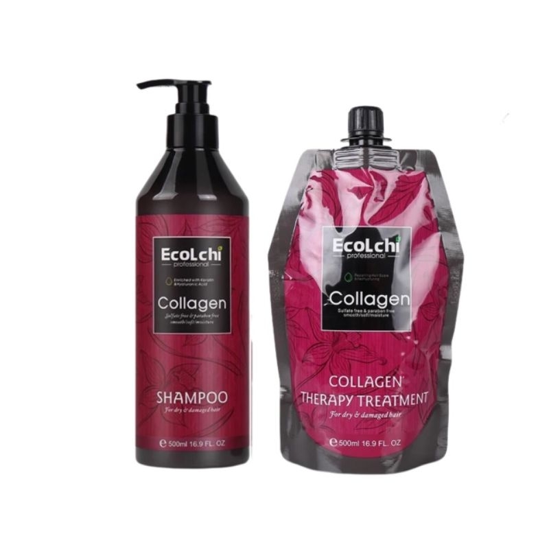 Ecolchi Collagen Hair Mask คอลลาเจน แฮร์ มาส์ก | Shopee Thailand
