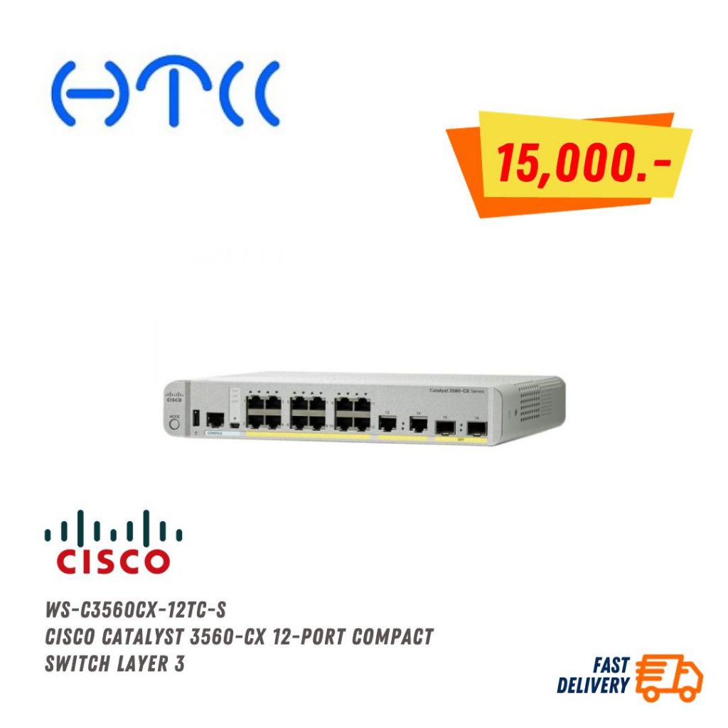 Ws C3560cx 12tc S Cisco Catalyst 3560 Cx 12 Port Compact Switch Layer 3 Shopee Thailand