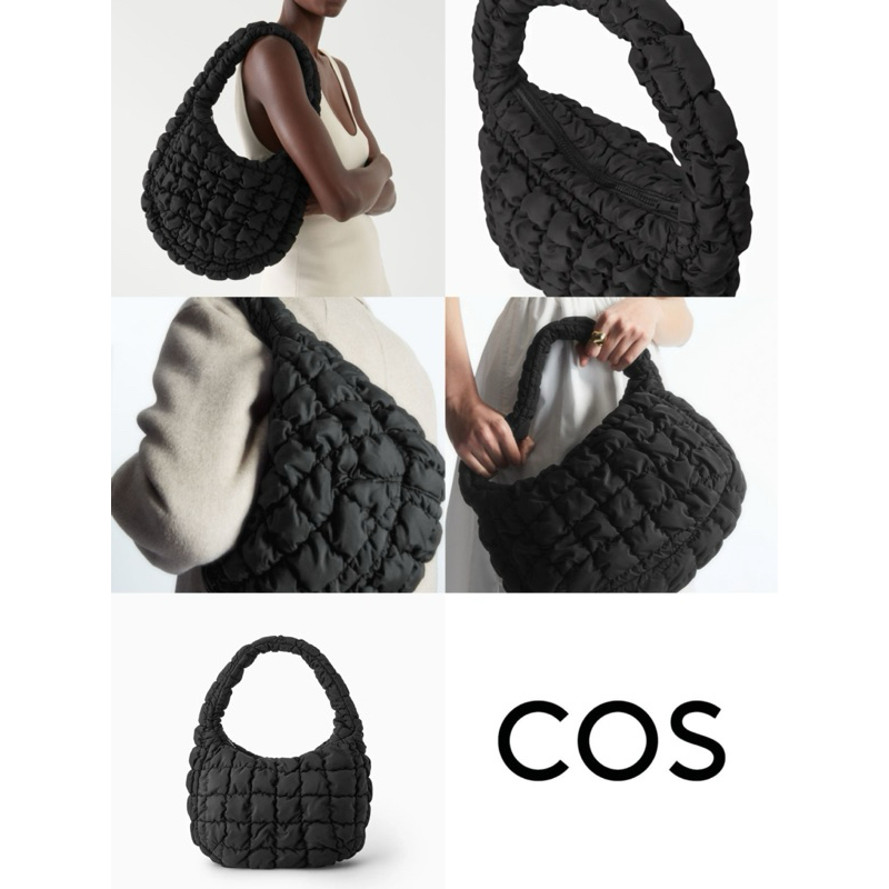 Cosกระเป๋าCOS quilted mini bag(มือ2)ใหม่มากสีดำ | Shopee Thailand