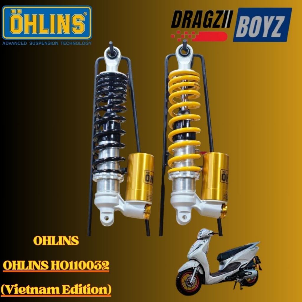 โช๊คหลังแท้100% OHLINS HO110032(Vietnam Edition)HondaClick125/HondaLead125/YamahaGrandFilano2023 ...