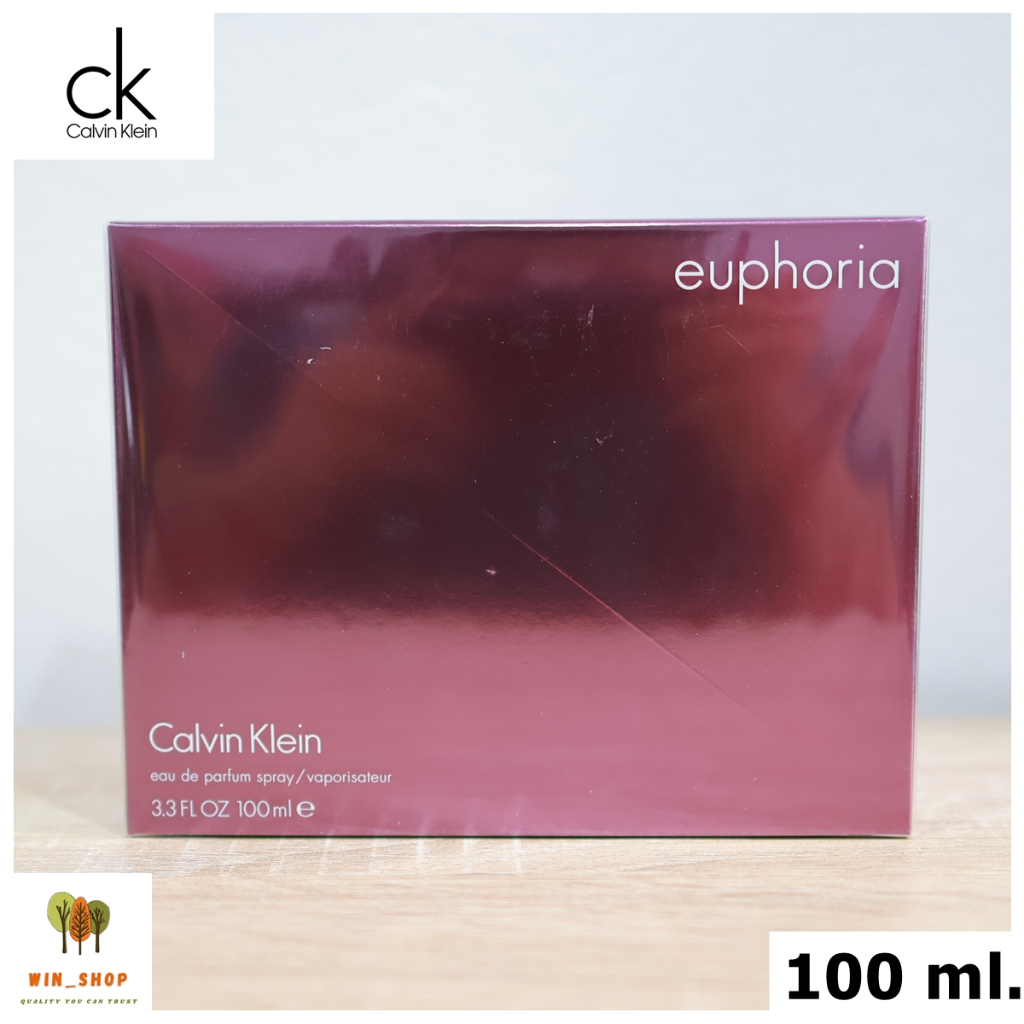 Ck Euphoria Calvin Klein for women EDP 100 ml. น้ำหอมแท้ พร้อมกล่องซีล ...