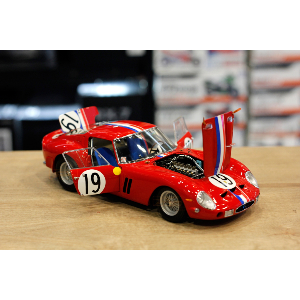 kyosho models 1/18 Ferrari 250 GTO 1962 LM No.19 Red | Shopee Thailand