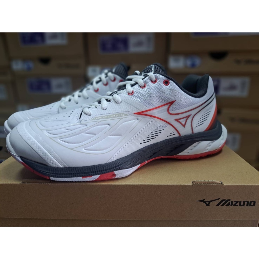MIZUNO WAVE FANG 2 WHITE/BLACK | Shopee Thailand