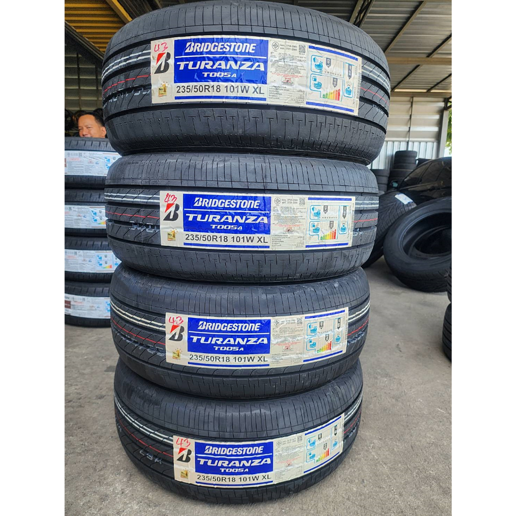 🔴 ยาง "#บริดจสโตน" Bridgestone Turanza T005A 235/50R18 ปี 22 | Shopee Thailand