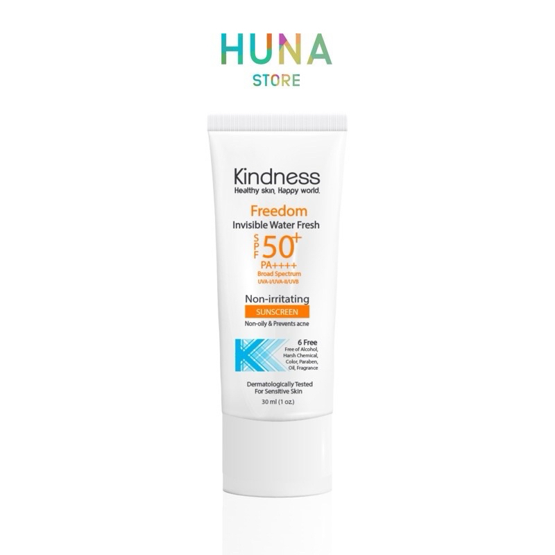 Kindness Freedom Invisible Water Fresh SPF50+ PA++++ | Shopee Thailand