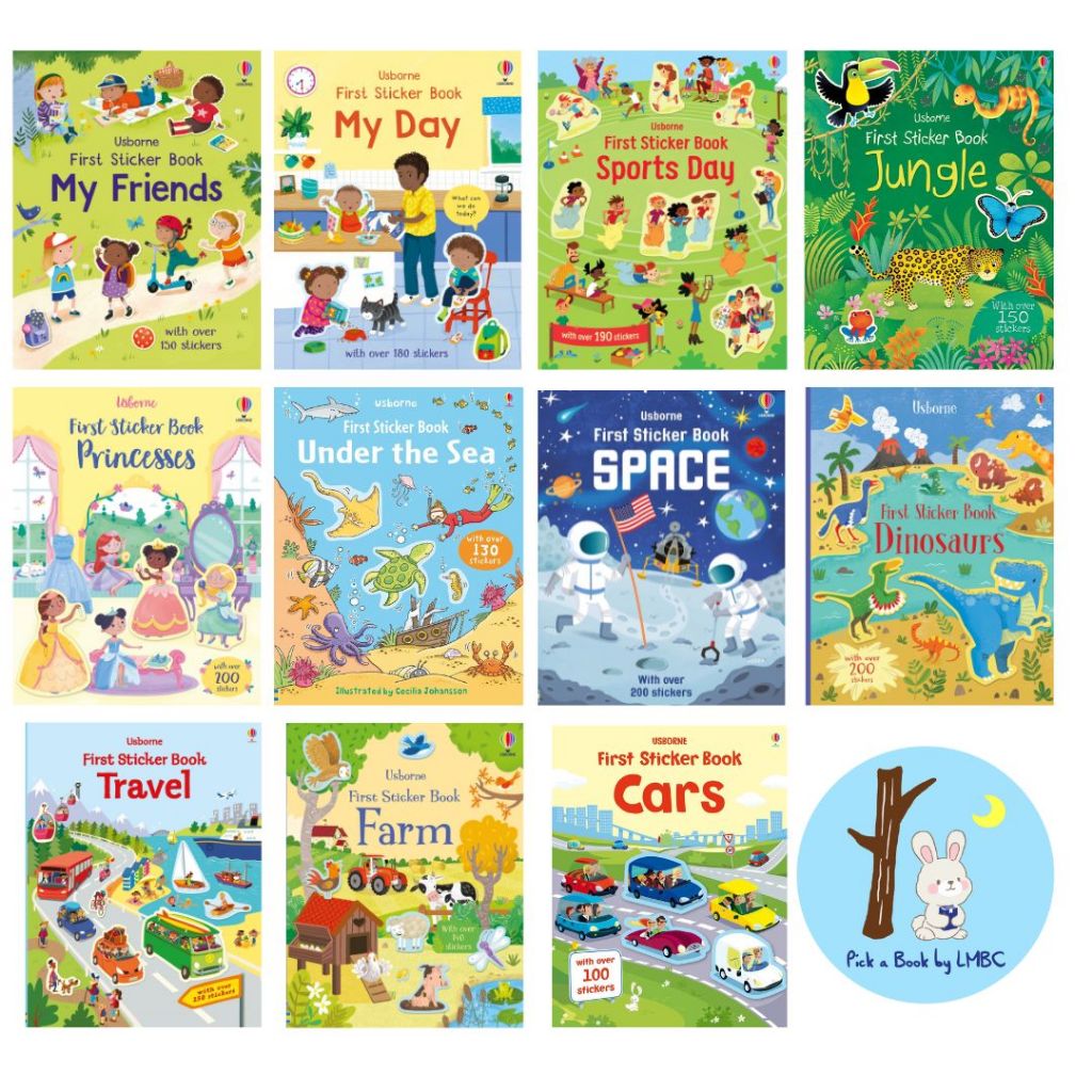 Usborne: Sticker Book Series | Shopee Thailand