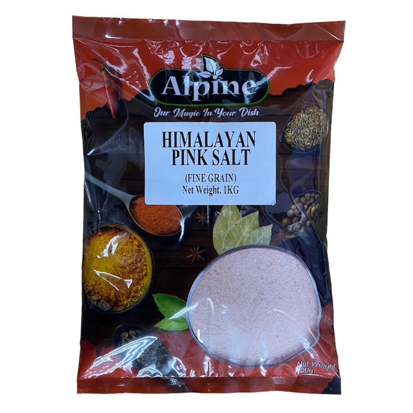 แบบผงละเอียด เกลือชมพูฮิมาลายัน ALPINE Pink Salt EXTRA Fine Powder 1KG ...