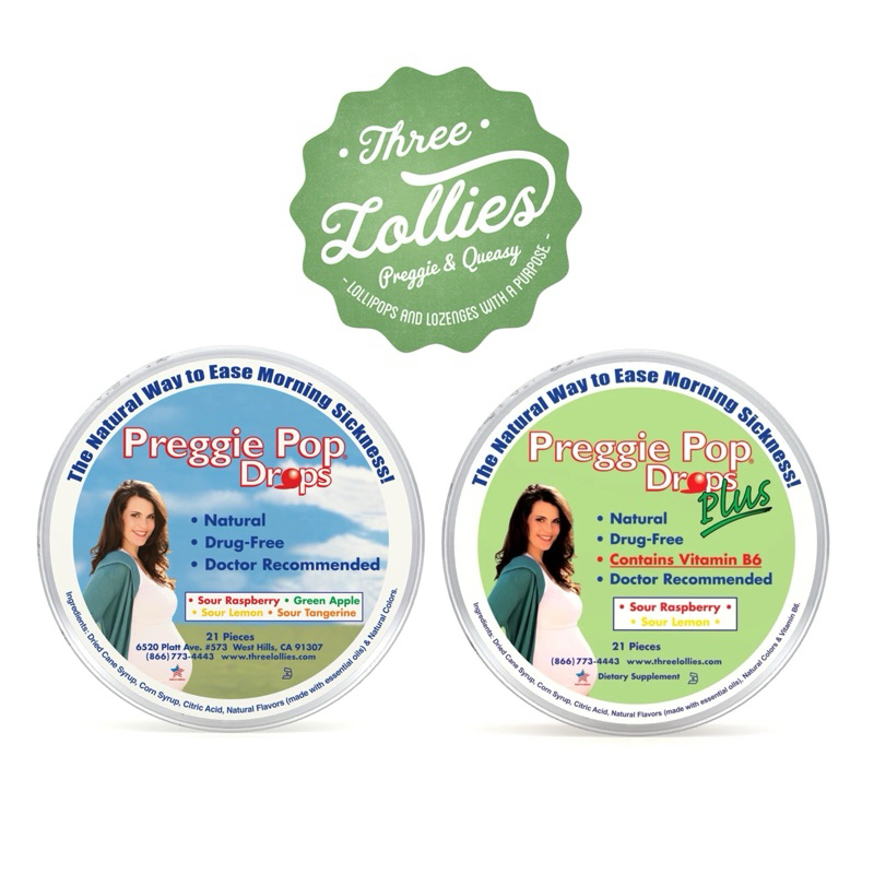 ️PRE-ORDER ️ ลูกอมบรรเทาอาการแพ้ท้อง Three Lollies Preggie Pop Drops ...