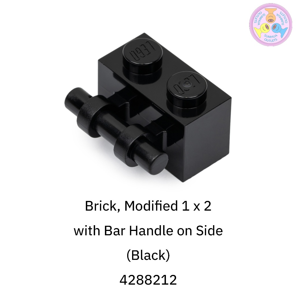 ชิ้นส่วน เลโก้, LEGO Part, No. 30236, Brick, Modified 1 x 2 with Bar ...