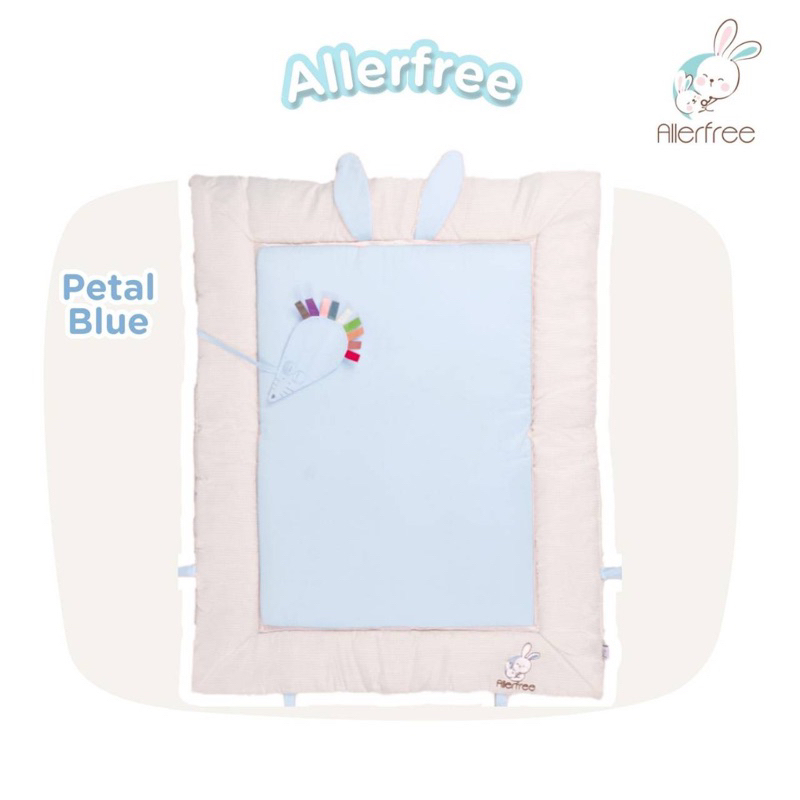 เบาะที่นอนเด็กกันไรฝุ่น Allerfree สีฟ้า | Shopee Thailand