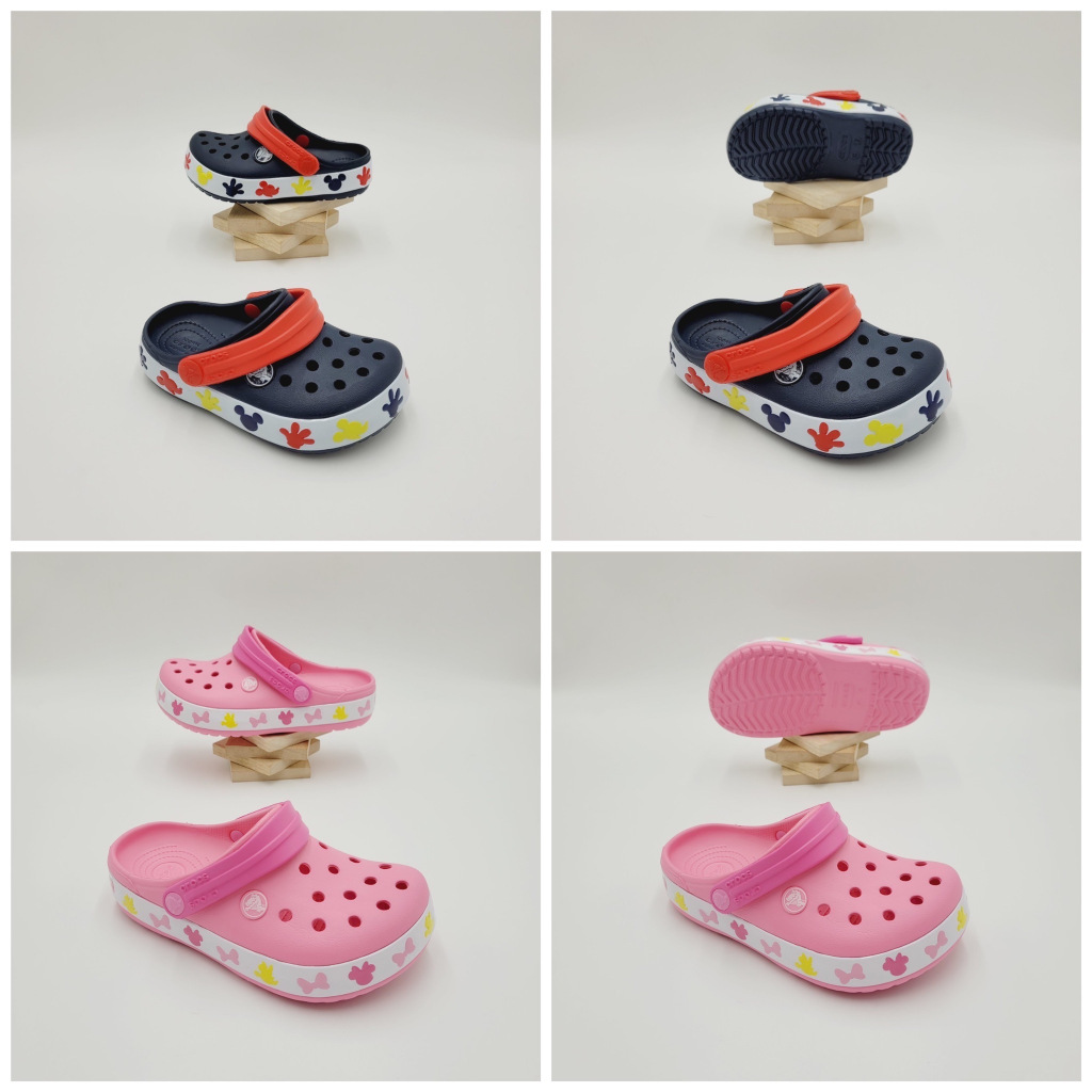 รองเท้าลำลองแฟชั่น เด็ก สไตล์ Fun Lab Mickey Mouse Band Clog Kids ...