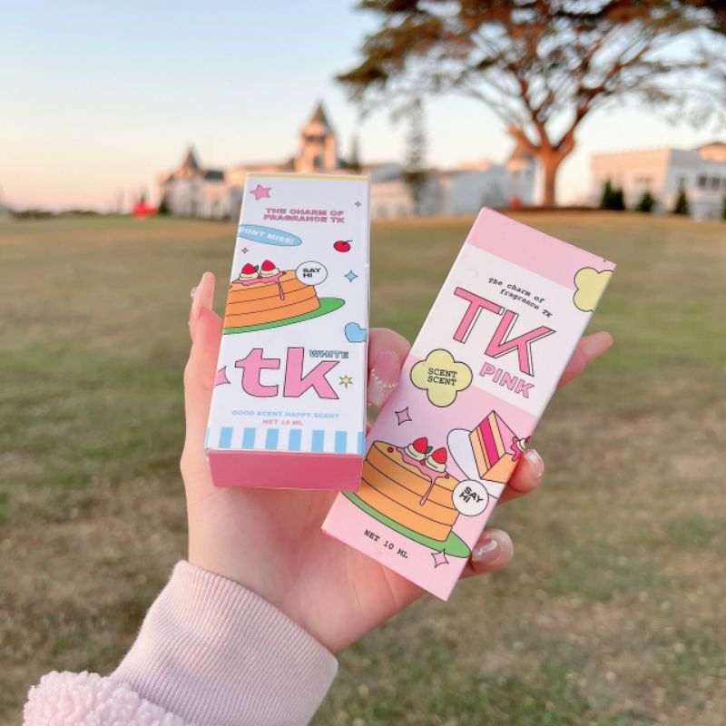 น้ำหอม TK white & TK pink แบรนด์TK [📍ไลฟ์ 3 ทุ่มทุกวัน] | Shopee Thailand