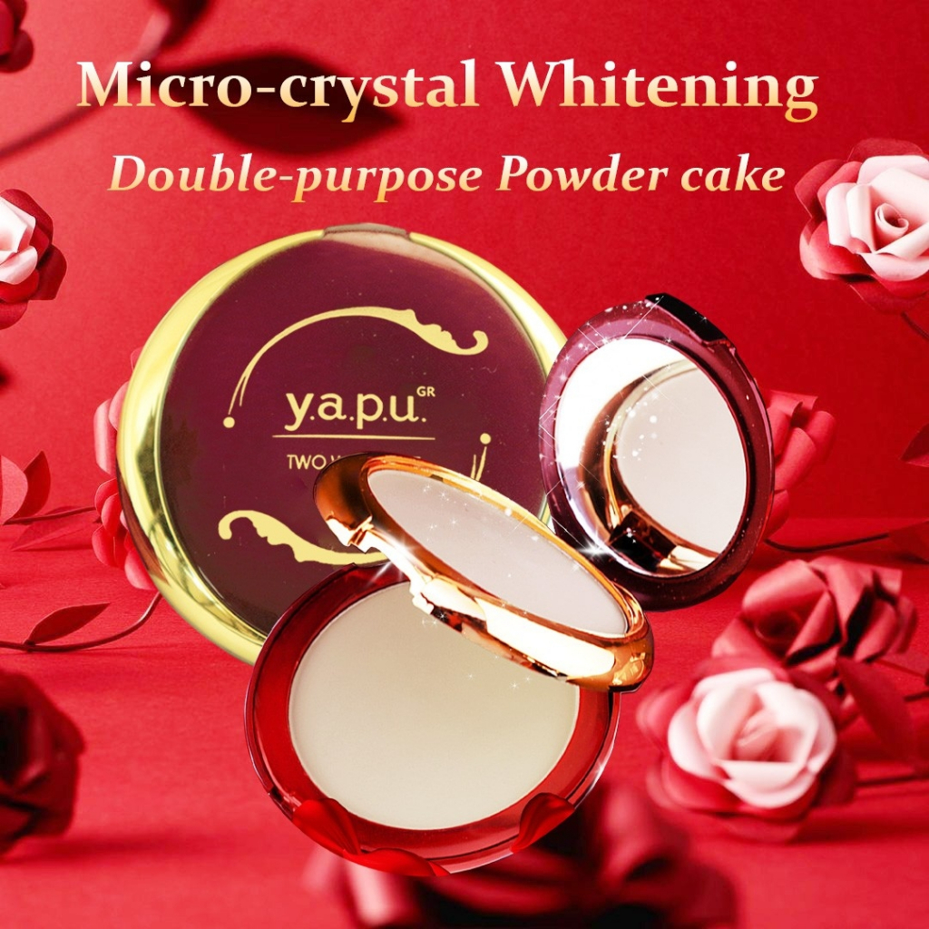 แป้งยาฟู yafu แป้ง2ชั้น แป้งพัฟผสมโสมชั้นดี+ไวท์เทนนิ่ง เอสเซนต์ | Shopee Thailand