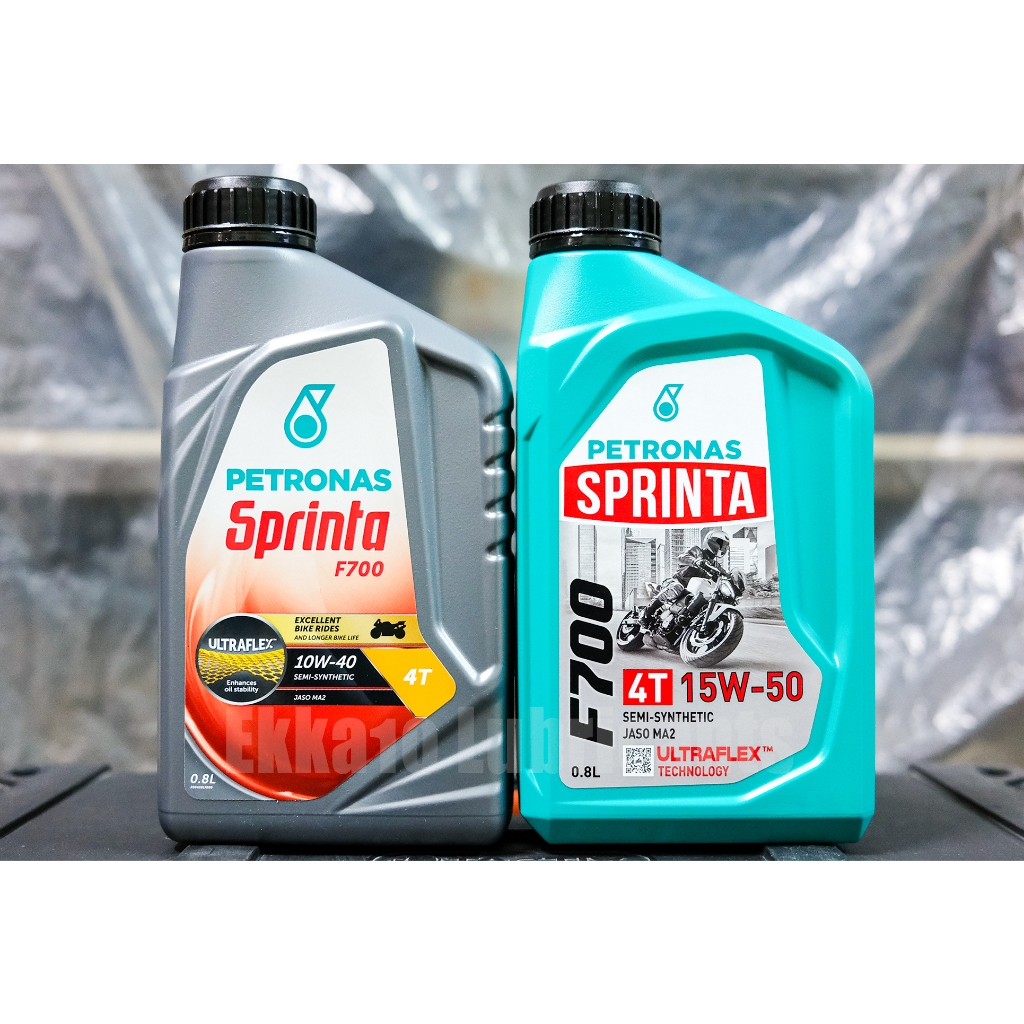 Petronas Sprinta F700 4T 10W40 15W50 ขนาด 0.8 ลิตร/1ลิตร น้ำมันเครื่อง ...