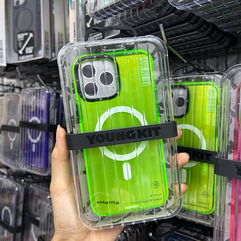 YOUNGKIT เคสหลังสีขอบนิ่มเรียบๆ เคสแม่เหล็ก ใช้สำหรับ iPhone 13 Pro Max | Shopee Thailand