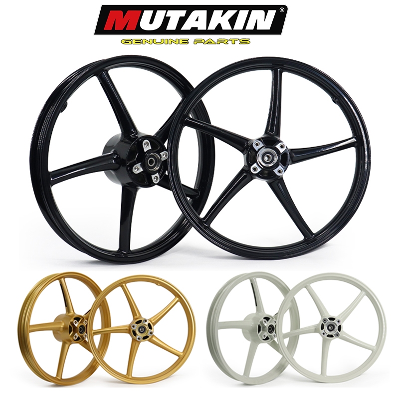 MUTAKIN RIM ขอบ17 WAVE125X WAVE125R(ดิสหน้า ดิสหลัง) (ล้อหน้า 4 หลุมสก ...