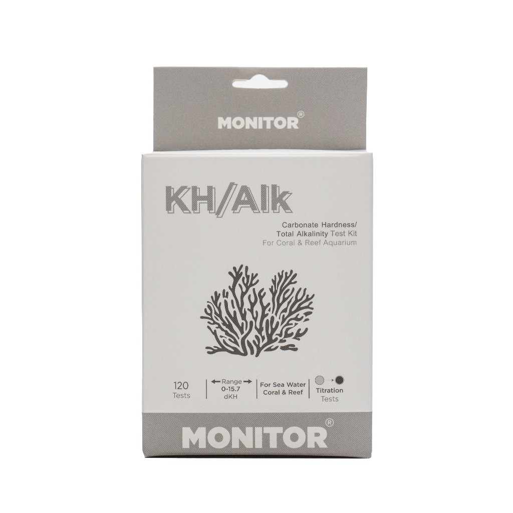 ชุดทดสอบอัลคาไลนิตี้ KH สำหรับตู้ปะการัง MONITOR KH/ALKALINITY TEST KIT ...