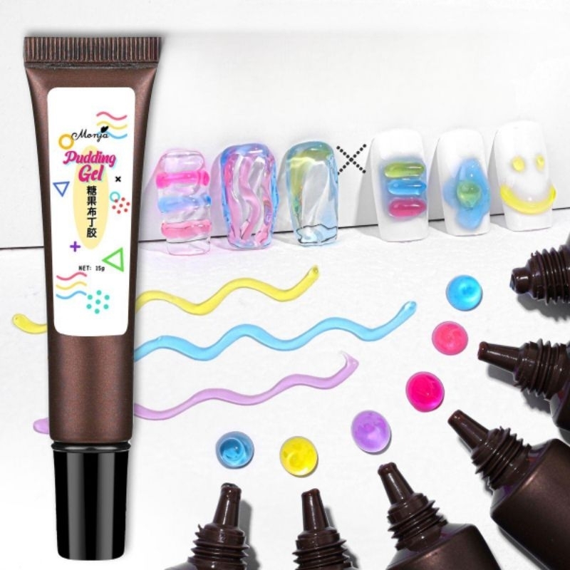 Pudding Gel เจลนูน สีพาสเทล ทำลายนูนได้อย่างง่าย | Shopee Thailand