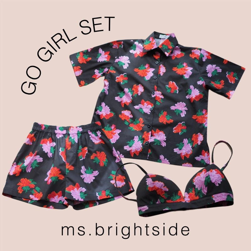 go girl set (Chinese flower) | Shopee Thailand