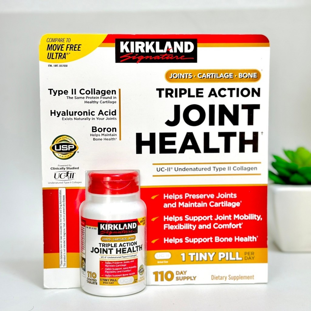Kirkland Signature Triple Action Joint Health, 110 เม็ดเคลือบ | Shopee ...