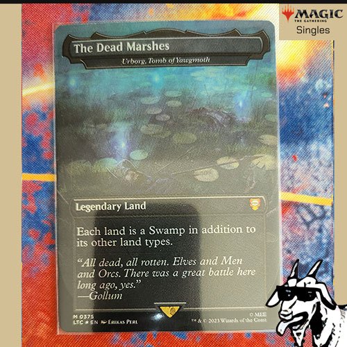 [MTG][Single][LoTR] The Dead Marshes (Urborg, Tomb of Yawgmoth) (FOIL) ระดับ Mythic [ภาษาอังกฤษ ...