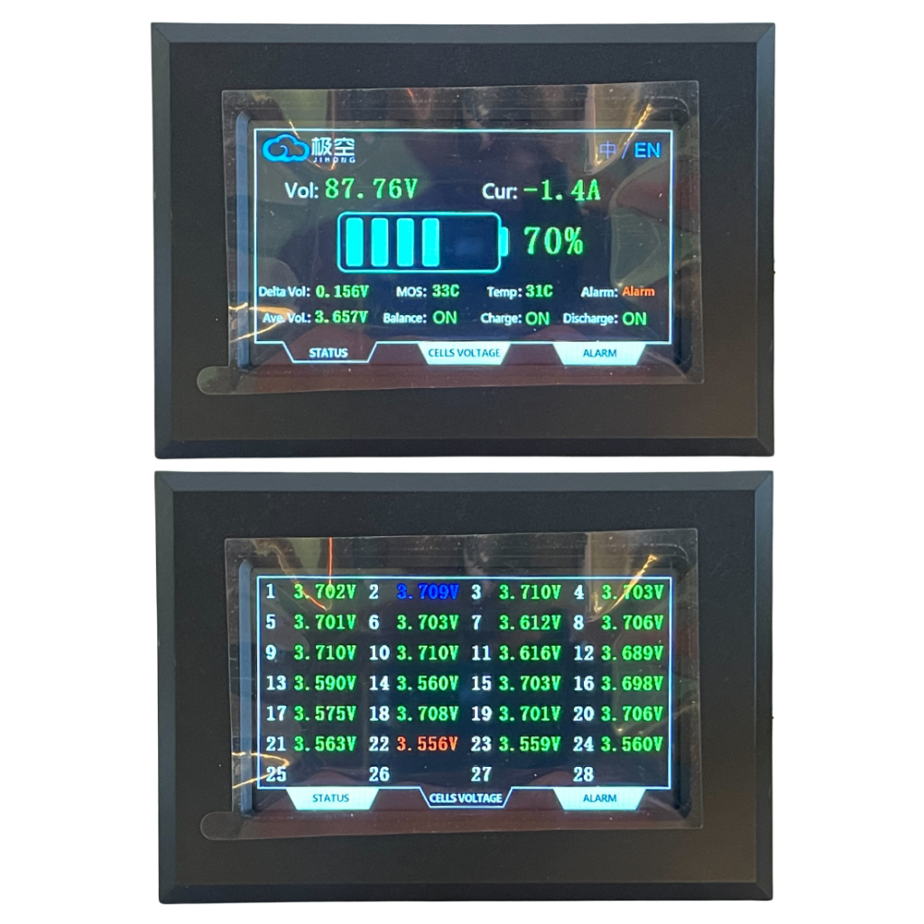 จอ LCD JK Smart BMS พร้อมสวิทซ์กระตุ้นสำหรับเริ่มการทำงานของ BMS ...