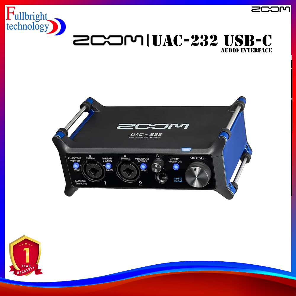 zoom uac-232 usb audio interface ประกันศูนย์ 1 ปี | Shopee Thailand