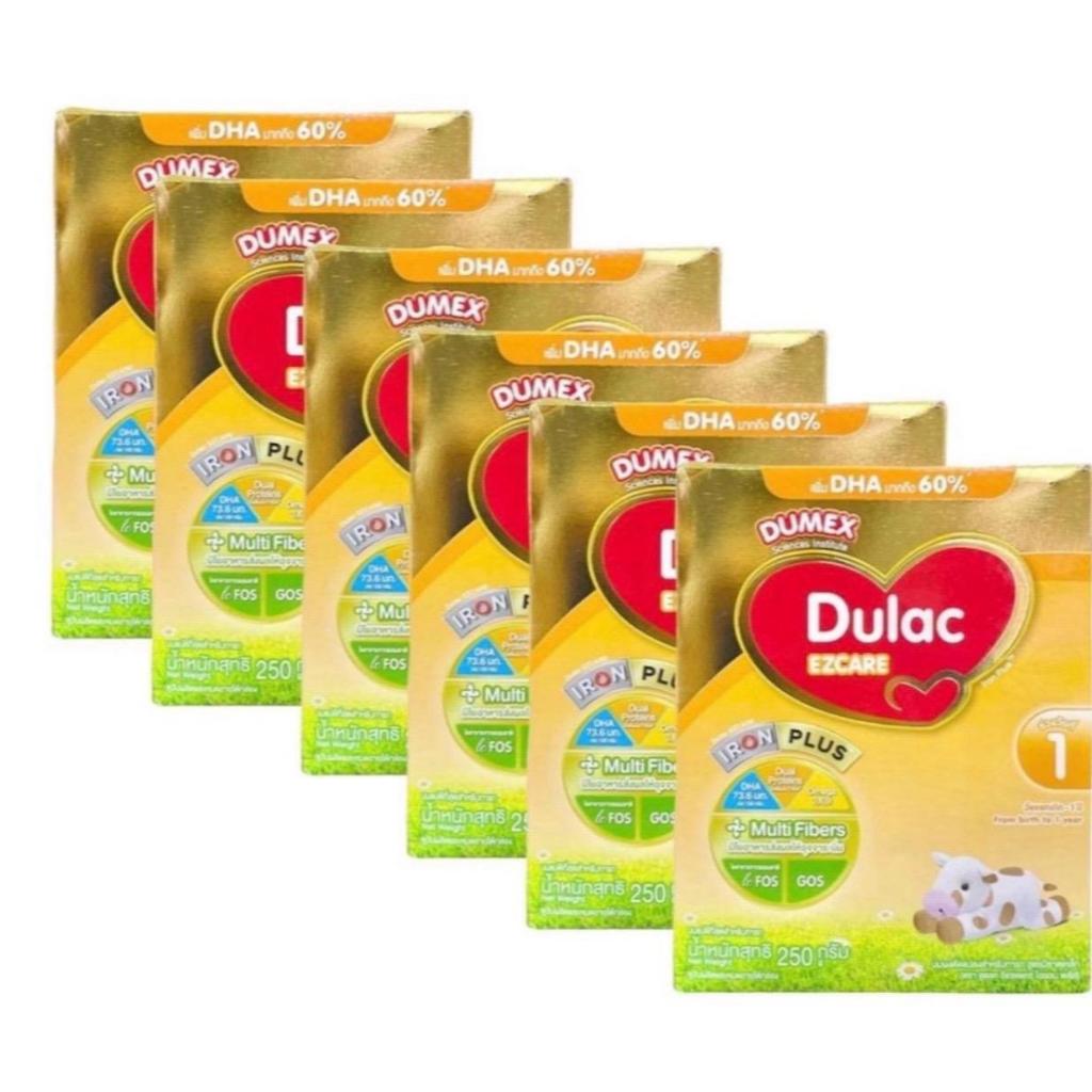 6 กล่อง ขนาดใหม่ 250 กรัม นมDulac EZCARE ดูแลค อีแซดแคร์ สูตร 1 ขนาด ...