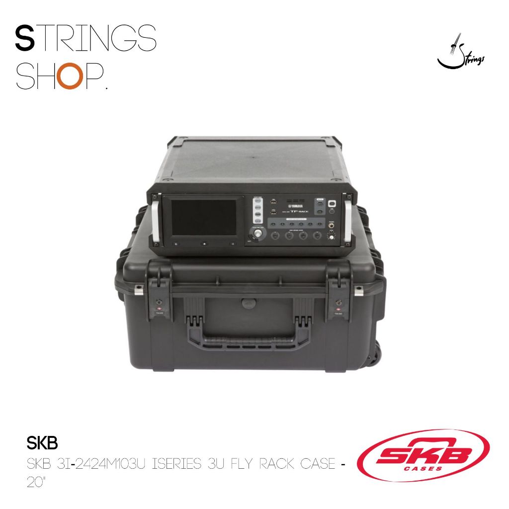 กระเป๋า/เคส กล่องแร็ค SKB 3U iSeries Injection Molded Fly Rack - 20 ...